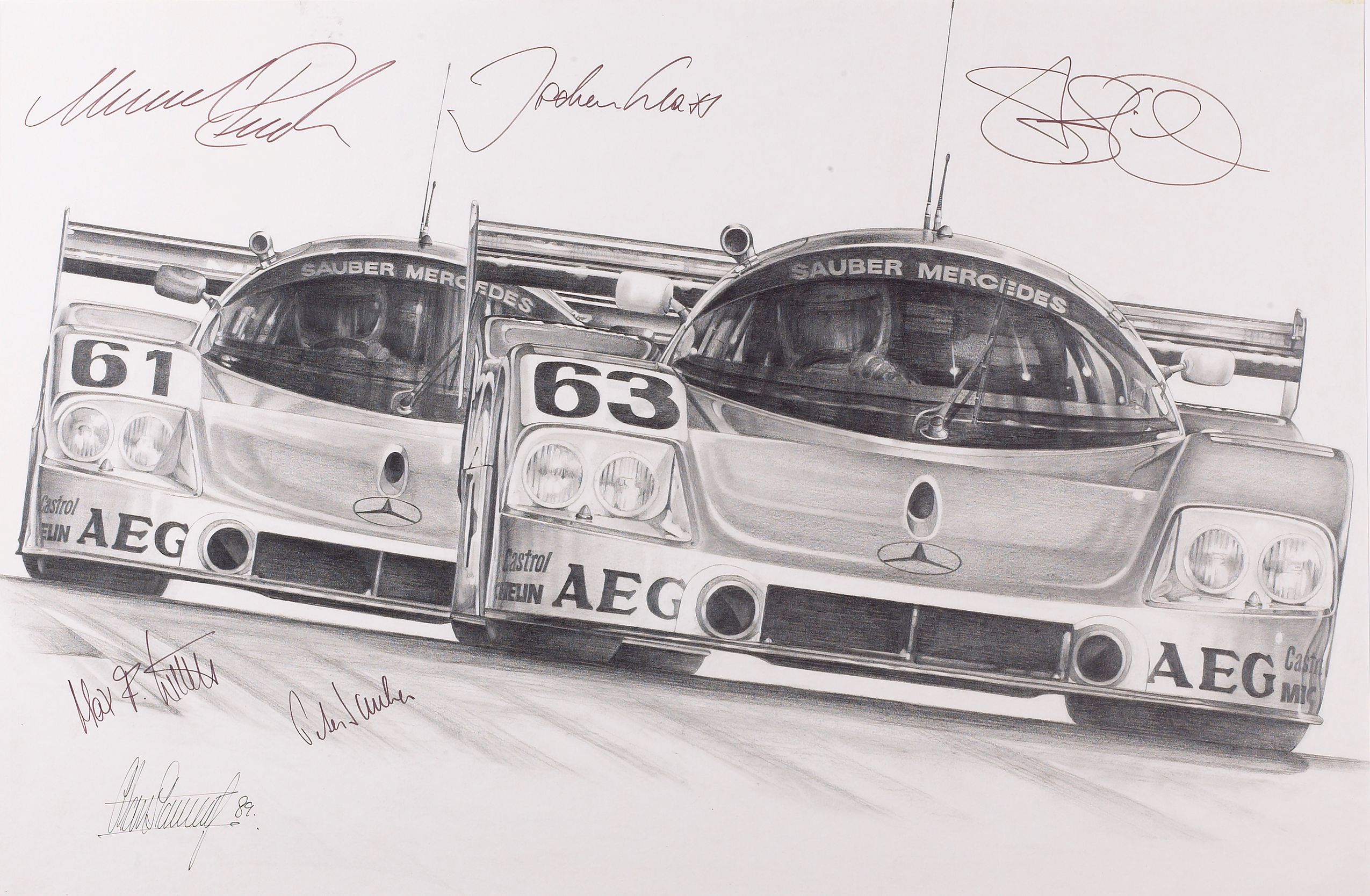 Bonhams Cars : An Alan Stammers original ' Return of the Silver Arrows ...