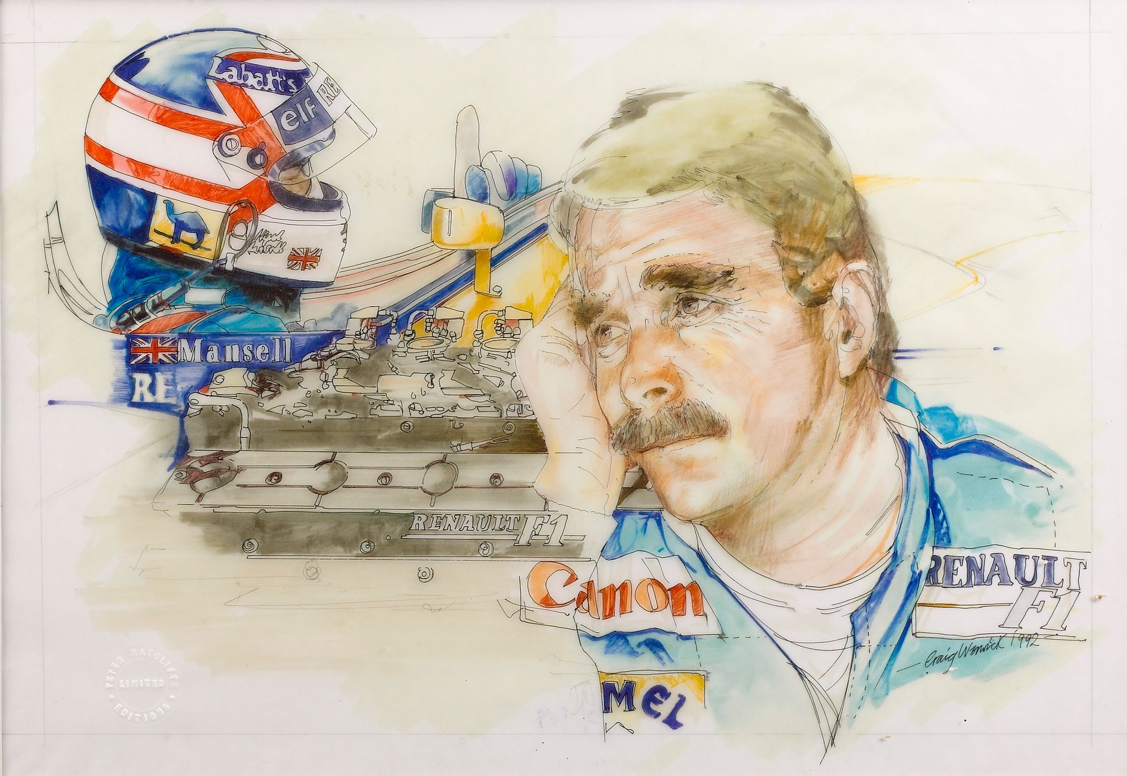 Bonhams Cars : Craig Warwick, 'Nigel Mansell - Work in Progress',