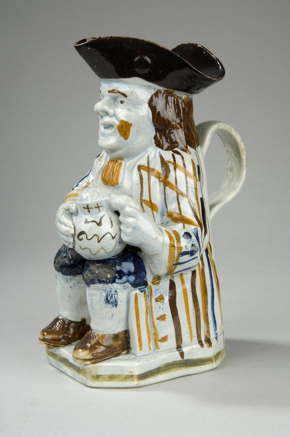 Bonhams : A Pratt Ware type Toby Jug,