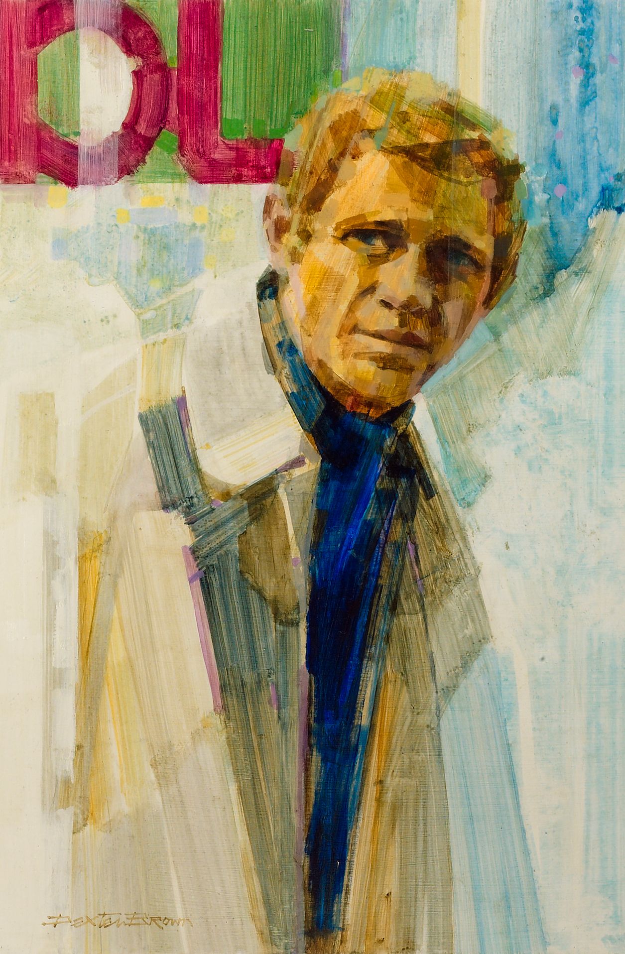 Bonhams Cars : Dexter Brown, 'Portrait of Steve McQueen',