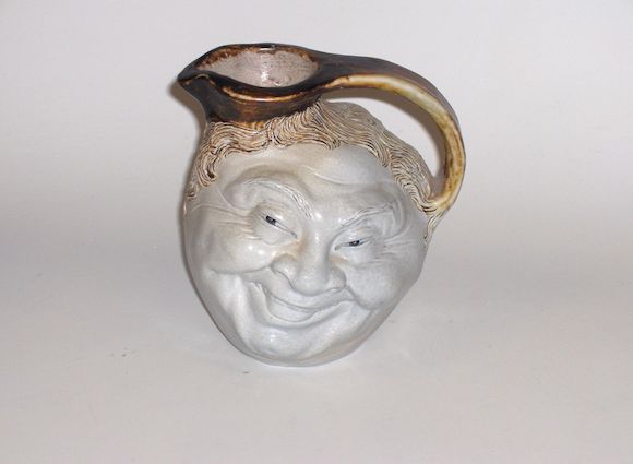 Bonhams : Martin Brothers A Stoneware Grotesque Double-Sided Face Jug ...