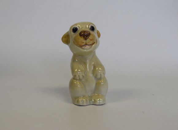 Bonhams : Wiener Kunstkeramische Werkstätte A Comical Figure of a Dog ...