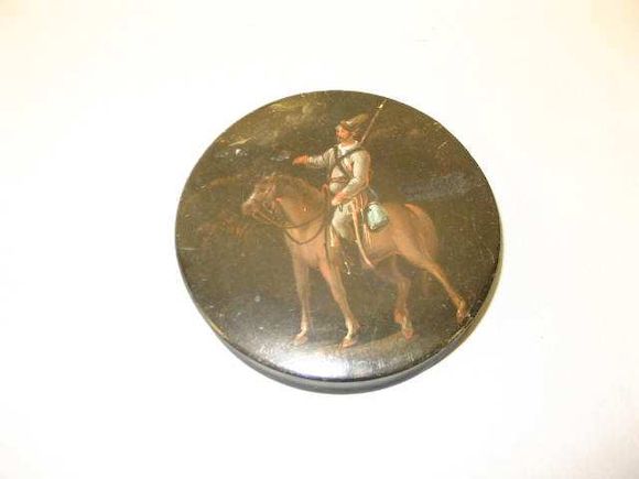 Bonhams : A Russian lacquered box and cover,