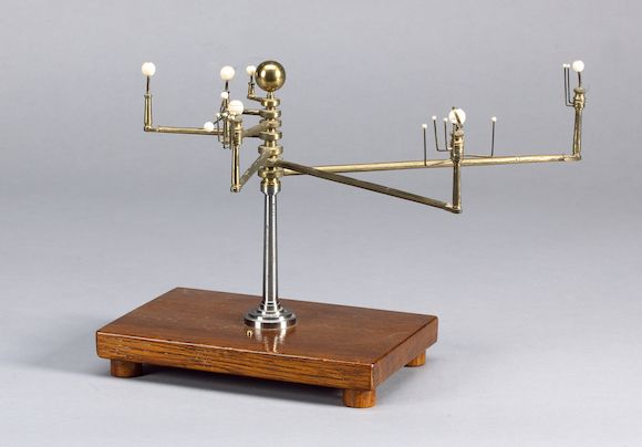 Bonhams : A table orrery, English, parts early 19th century,