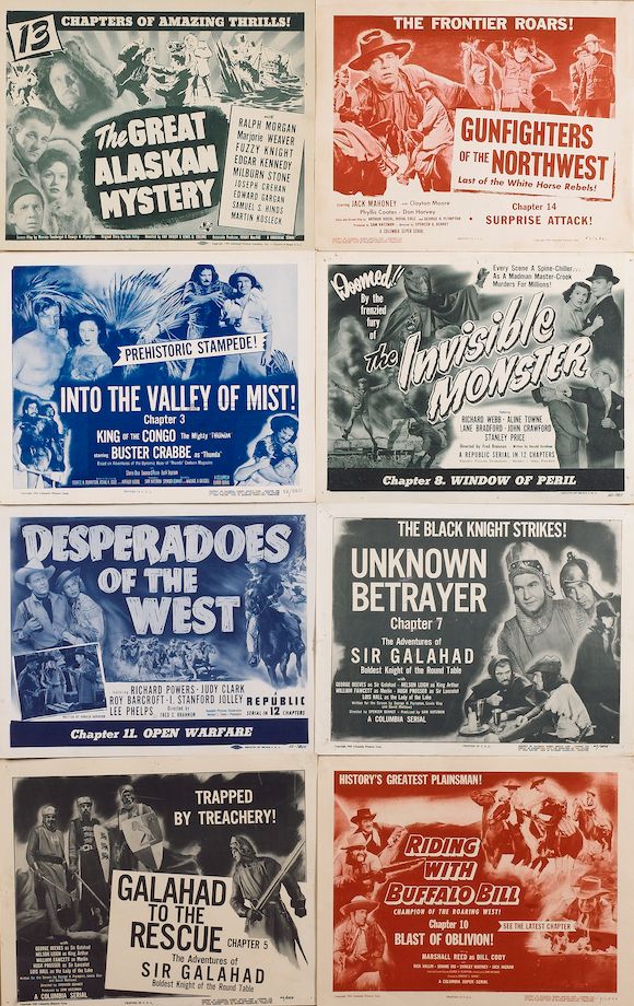 Bonhams : 24 Serial Title Cards 1940's - 1950's