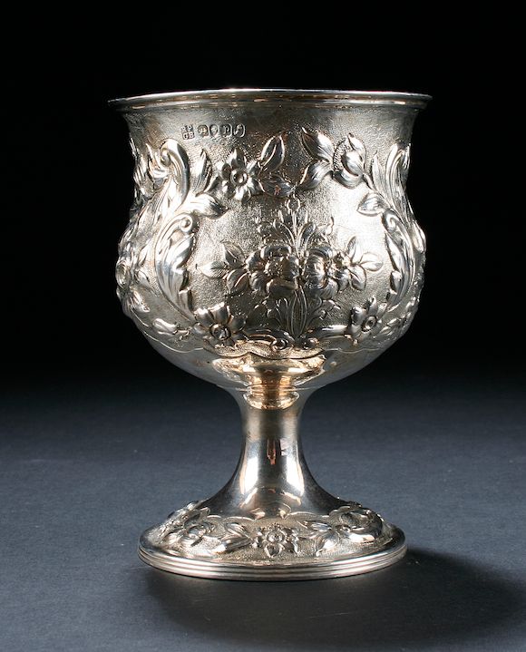 Bonhams : A George IV goblet, by George Burrows II and Richard Pearce ...