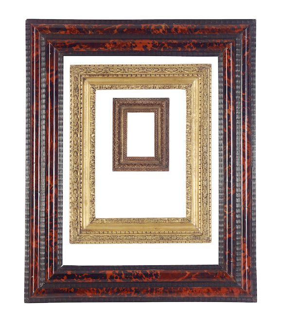 Bonhams : An Italian 18th Century style ebonised tortoiseshell ripple ...