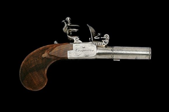 Bonhams : A Fine French Flintlock Box-Lock Pocket Pistol