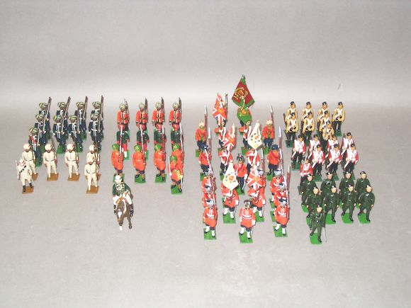 Bonhams : Indian Army, Colour Parties of 20th Punjabis 76