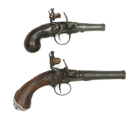 Bonhams : A 50-Bore Flintlock Pocket Pistol