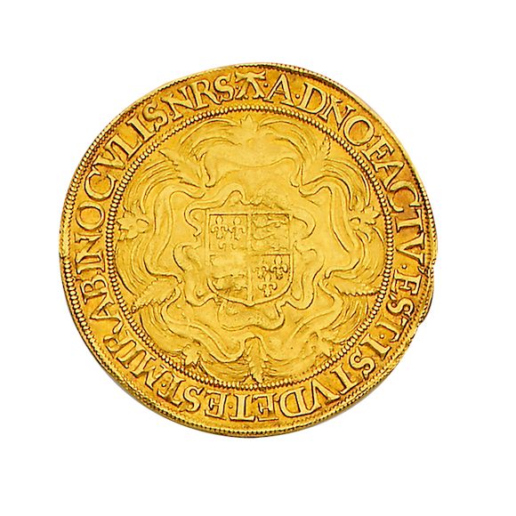 Bonhams : Elizabeth I, fifth issue (1582-84), Sovereign, 15.2g, queen ...