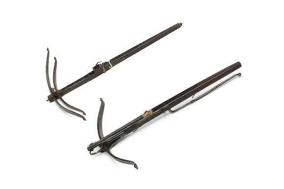 Bonhams : A Very Rare And Unusual English Two-Shot Bullet Crossbow, And ...
