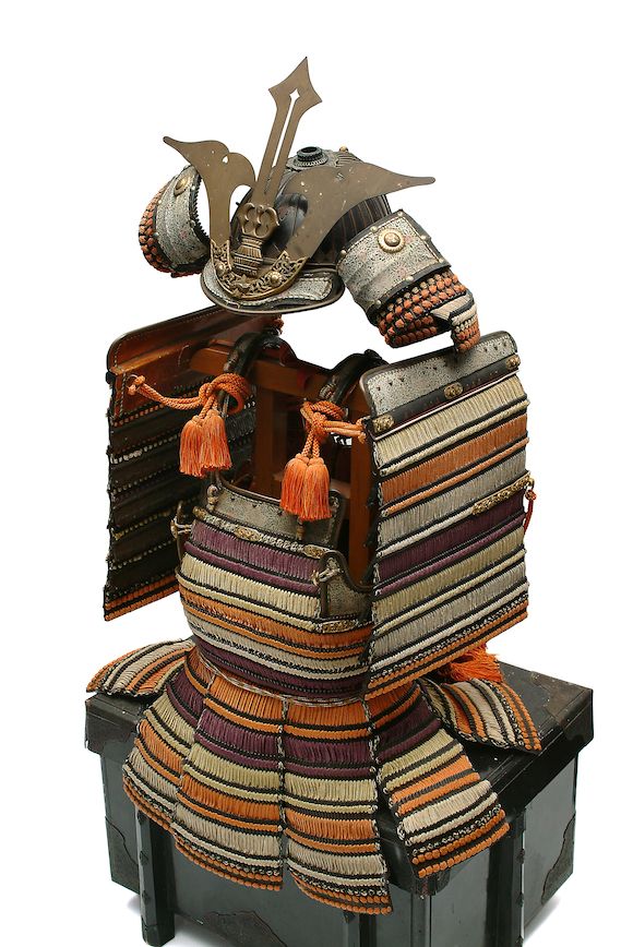 Bonhams : An Iroiro-Odoshi no O-Yoroi (A Great Armour With Multi ...
