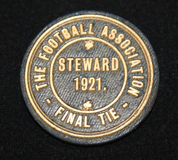 Bonhams : 1921 F.A. Cup Final Badge
