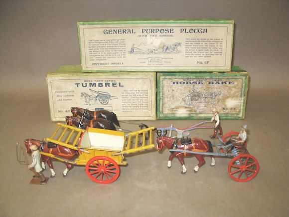 Bonhams : Britains Home Farm, 4F Tumbrel Cart 10