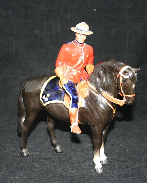 Bonhams : Beswick Animals A Beswick figure of a Canadian Mountie