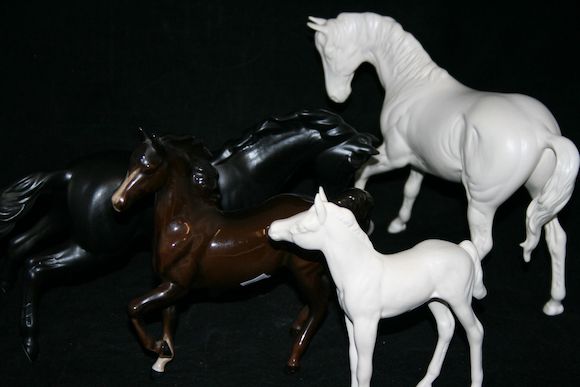 Bonhams : Beswick Animals Six Beswick figures of horses