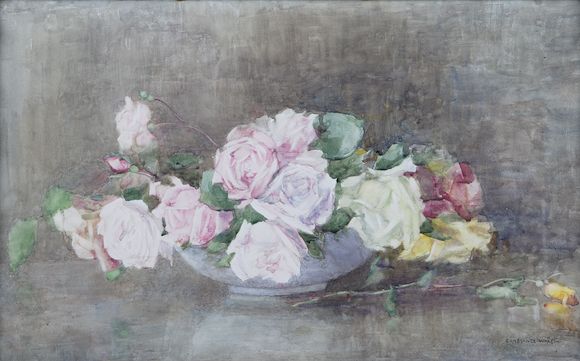 Bonhams : Constance Walton RSW (1865-1960) Roses