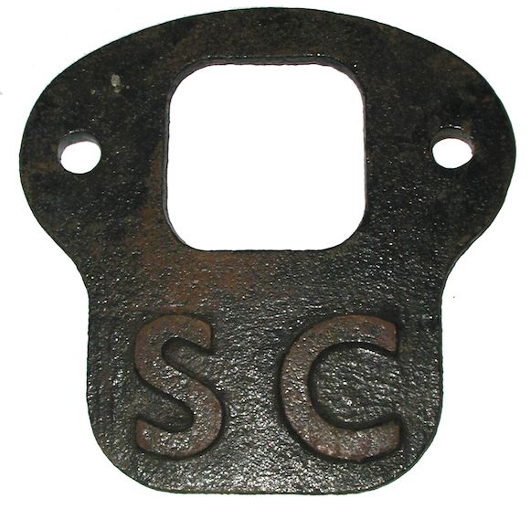 Bonhams : Self cleaning plate for shed plate