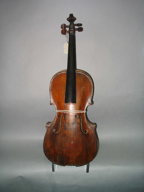 Bonhams : A Violin attributed to Edward Pamphilon circa 1670,
