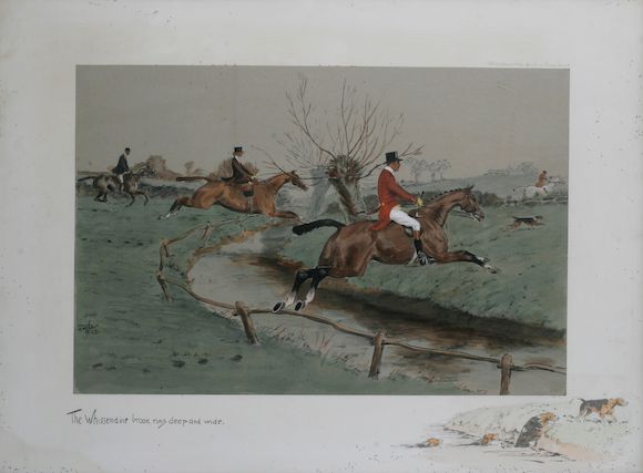 Bonhams : Hunting Prints 'Snaffles'