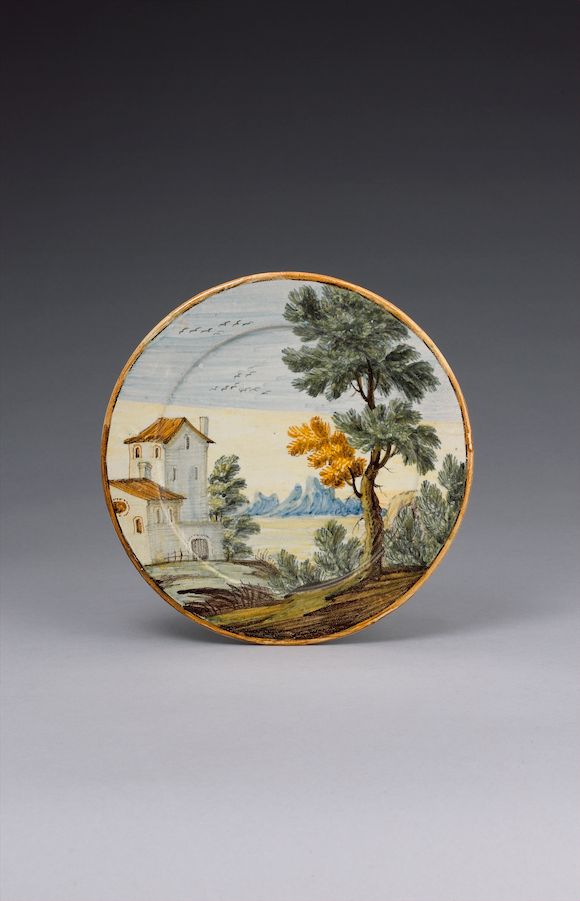 Bonhams : A Castelli small plate first half 18th century