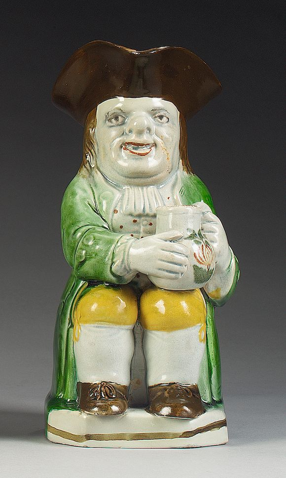 Bonhams : A Pratt Ware Toby jug, circa 1790,