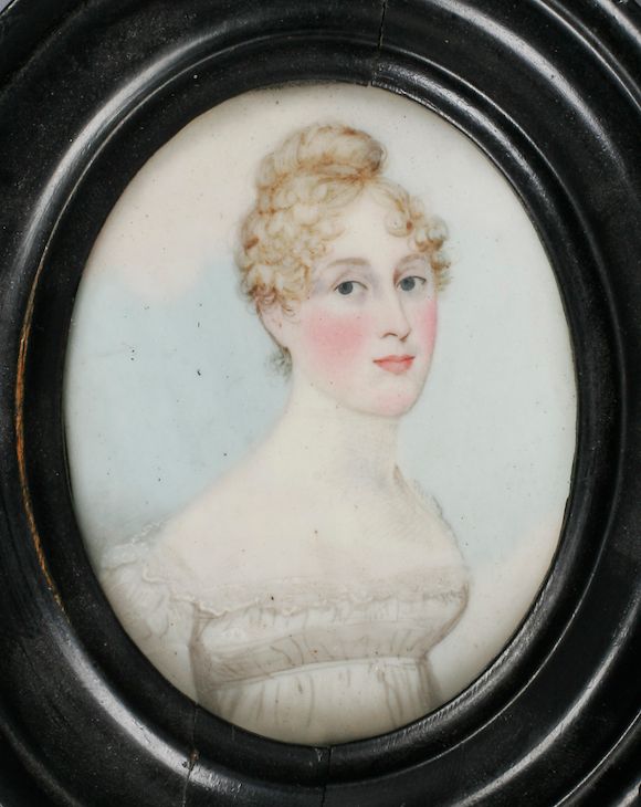 Bonhams : English School Early 19th Century Mary Gillman, wife of ...