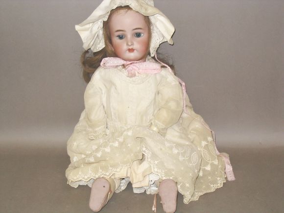 Bonhams : Simon & Halbig/K&R bisque head doll, circa 1910