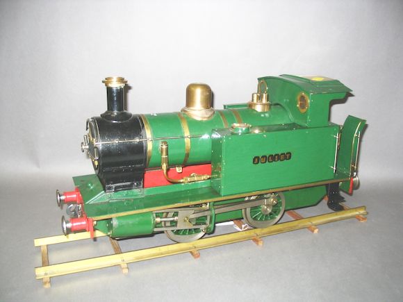 Bonhams : A 3 1/2in gauge 0-4-0 Side Tank engine Juliet,