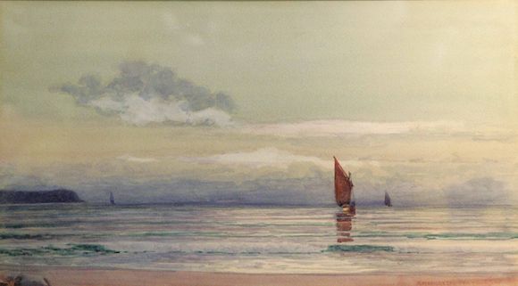 Bonhams : Peter MacGregor Wilson RSW (c.1856-1928) Boats at sea ...