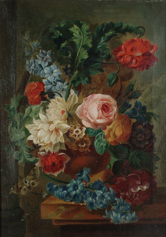 Bonhams : Frederick Victor Bailey (British, 20th Century) A floral ...