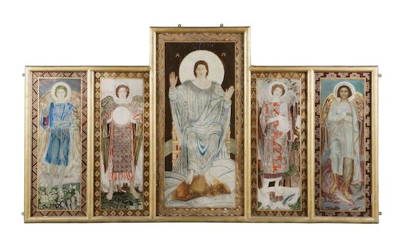 Bonhams : John Duncan RSA RSW (1866-1945) The Sneaton Castle Altarpiece ...