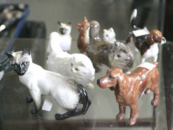 Bonhams : A Beswick figure of a Beagle, together with a Beswick figure ...