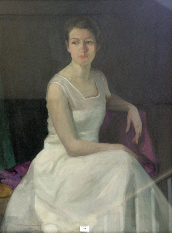 Bonhams : D Gordon Shields The white gown