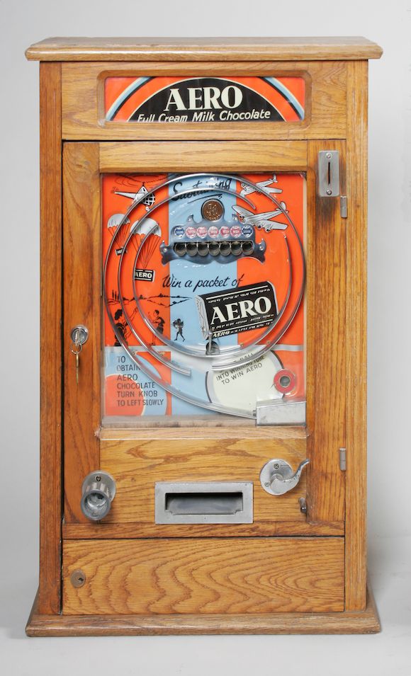 Bonhams : A Ruffler and Walker 'Win-A-Aero' allwin amusement machine