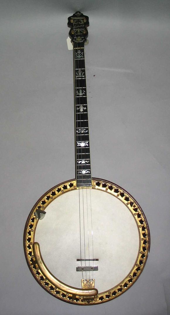 Bonhams : A Ludwig Ambassabor Tenor Banjo circa 1935