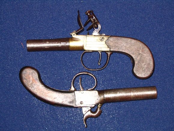 Bonhams : A flintlock pocket pistol