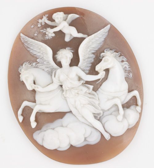Bonhams : An unmounted oval shell cameo