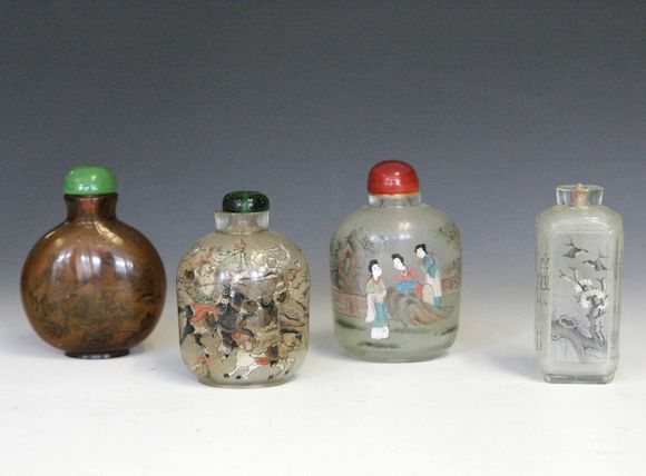 Bonhams : An internally decorated snuff bottle Chinese 20th century