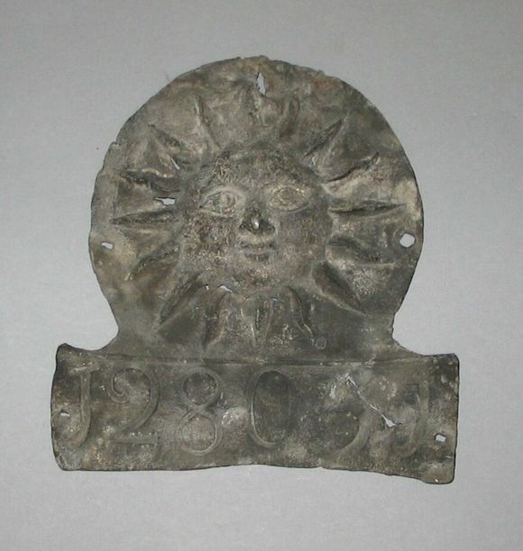 Bonhams : A Sun Fire Office firemark, 1710