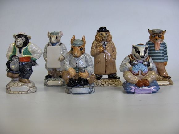 Bonhams : Six Doulton Animal Prototype Studies circa 1985