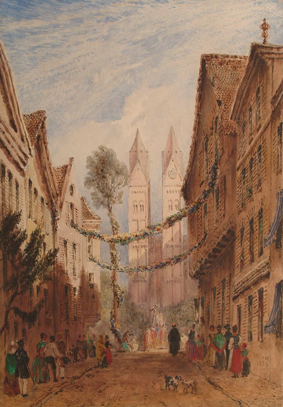 Bonhams : Joseph Murray Ince (British, 1806-1859) A continental ...