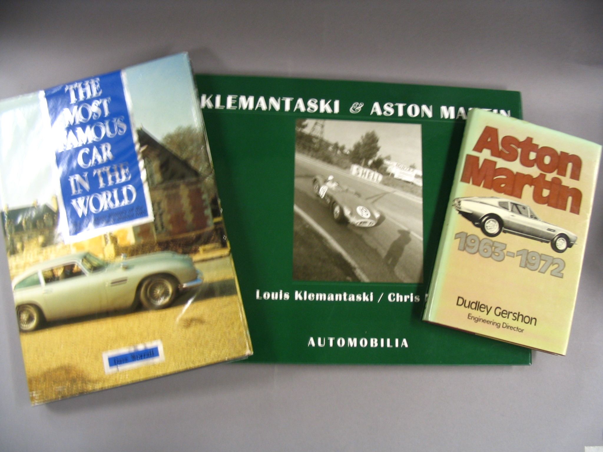 Bonhams Cars : Six Aston Martin books,