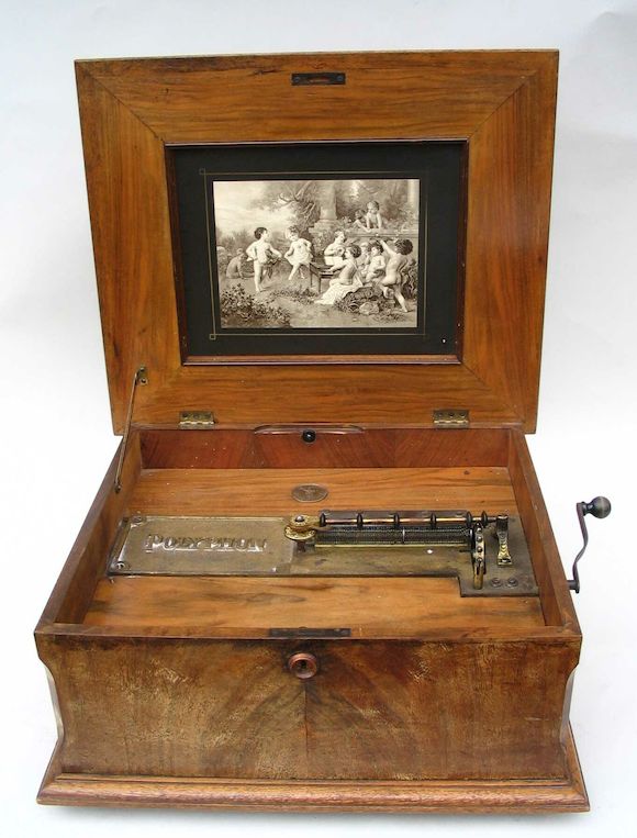 Bonhams : A Polyphon style 43B disc musical box
