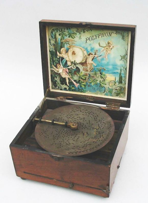 Bonhams : A Polyphon style 41C disc musical box