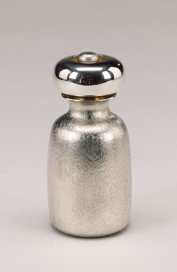 Bonhams : CHRISTOPHER NIGEL LAWRENCE : A silver pepper mill, London 1973,