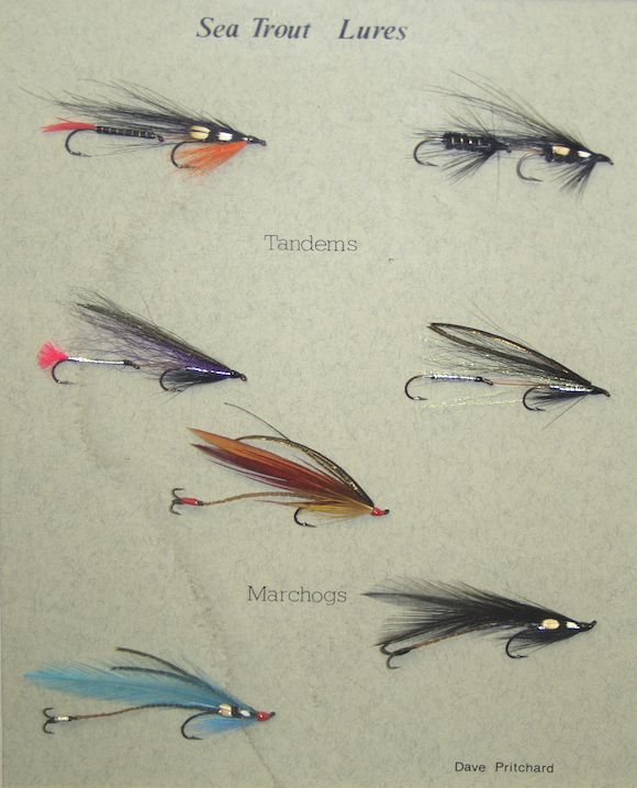 Bonhams : A selection of framed and glazed flies by Dave Pritchard,