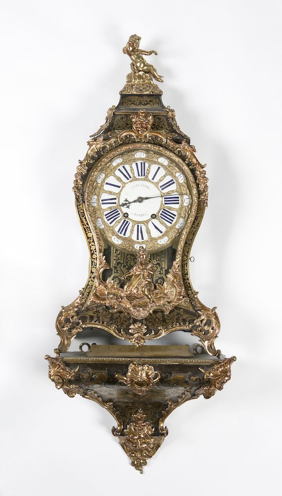 Bonhams : A Louis XV style gilt metal, blonde tortoiseshell and boulle ...
