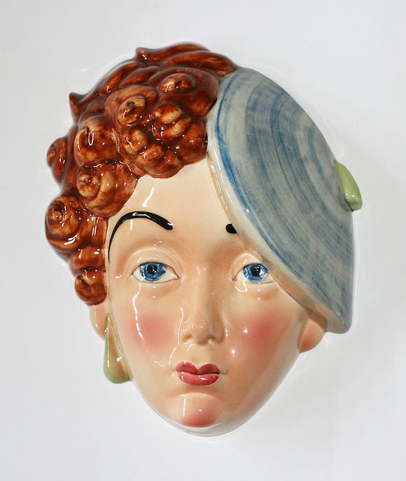 Bonhams : A Beswick wall mask